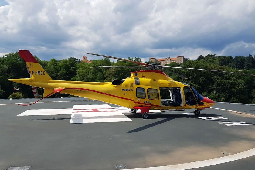 Nouvelle hélistation : opérationnelle ! – CH d'Ardèche Méridionale